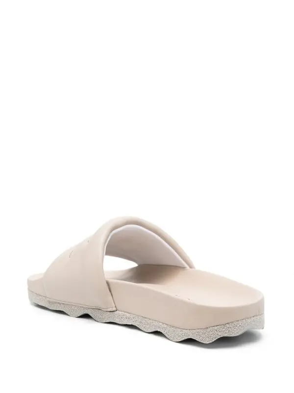 Off-White Logo Embroidered Slides