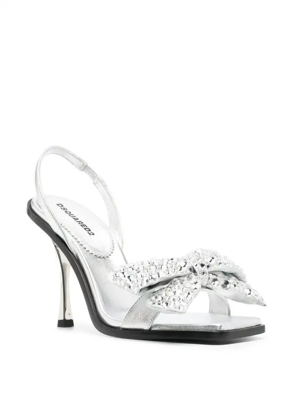Dsquared2 Bow-detail Square-toe Sandals