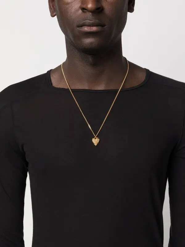 Emanuele Bicocchi Arabesque Heart Pendant Necklace
