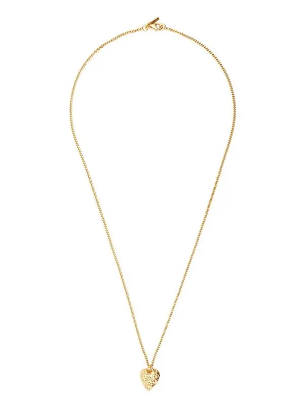 Emanuele Bicocchi Arabesque Heart Pendant Necklace