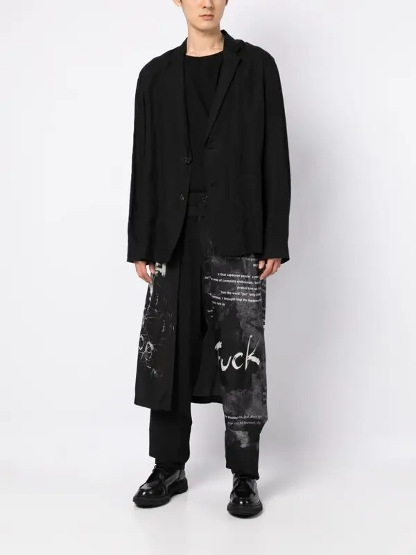 Yohji Yamamoto Overlapping-panel Trousers