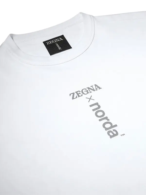 Zegna X Norda Usetheexisting Cotton T-Shirt - White | Editorialist