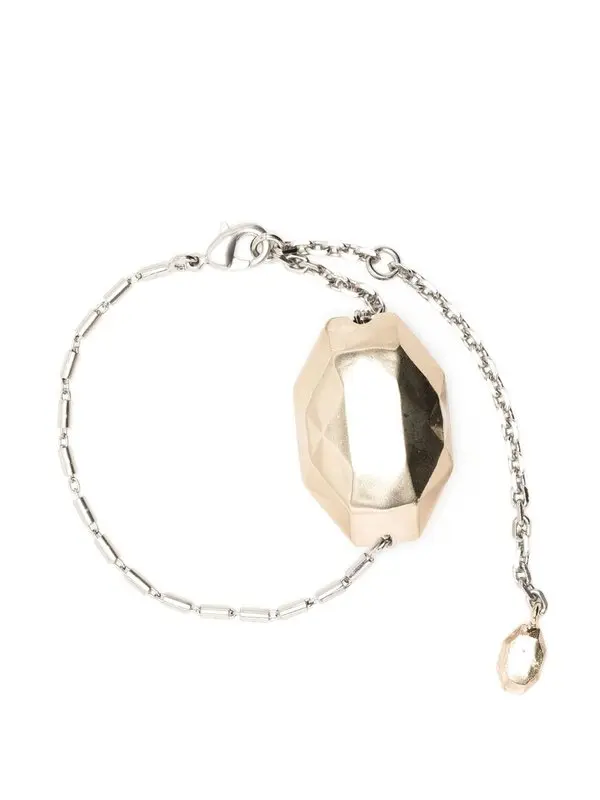 Ports 1961 Geometric Chain-link Bracelet - Silver