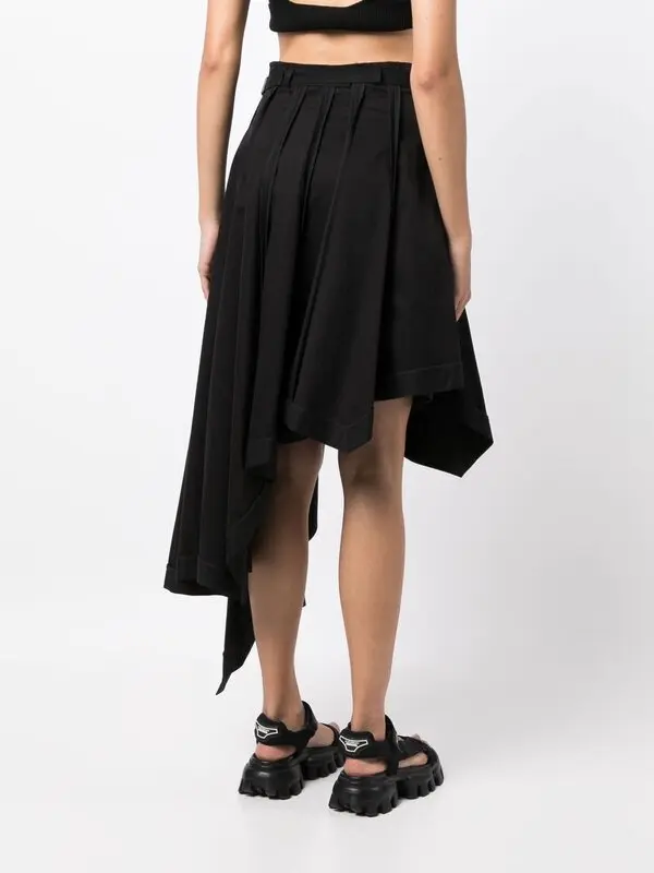 Monse Lace-up Asymmetric Skirt