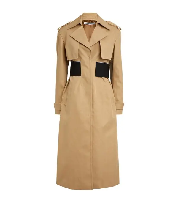 Alexander Wang Logo-detail Trench Coat