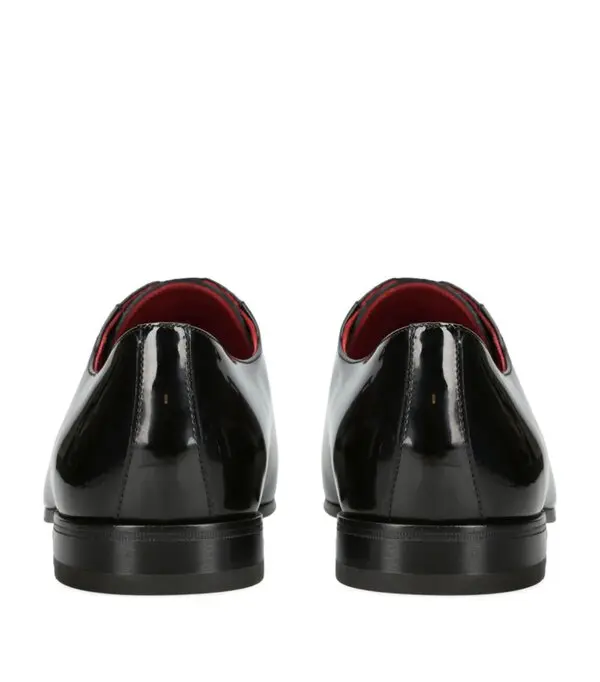 FERRAGAMO Patent Gianbattista Oxford Shoes