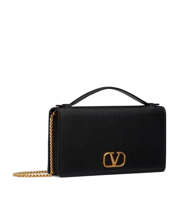 Valentino Garavani - Valentino Garavani Leather Wallet On Chain