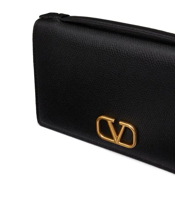 Valentino Garavani - Valentino Garavani Leather Wallet On Chain
