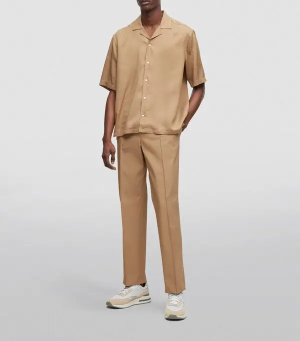 BOSS Relaxed-fit Short-sleeved Shirt