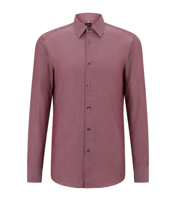 BOSS Organic Cotton Shirt - Red