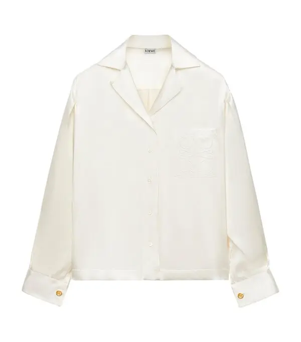 Loewe Silk Anagram Pyjama Shirt