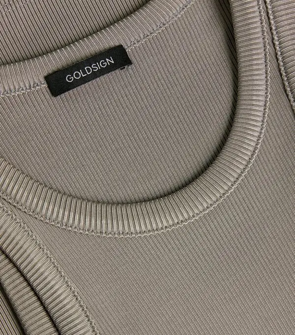 GOLDSIGN Ribbed Laurel Tank Top
