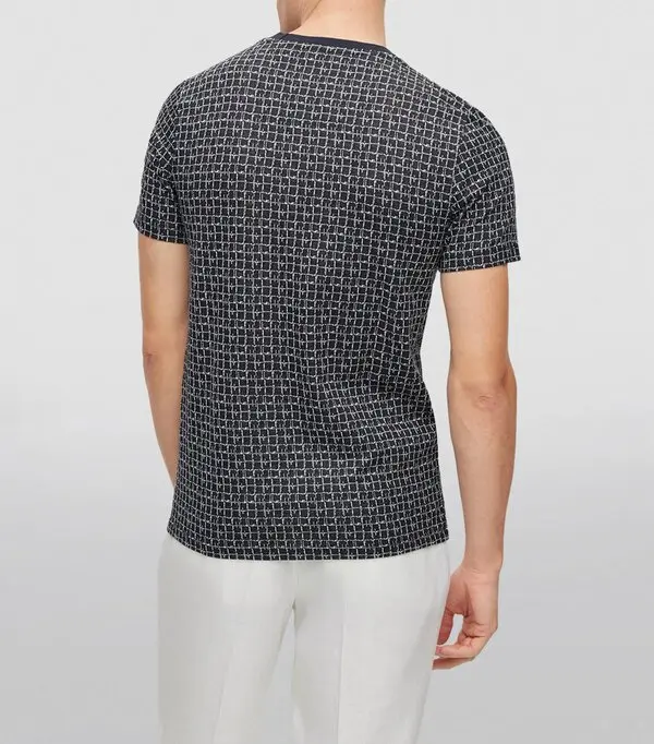 BOSS Cotton Printed Tribel T-shirt