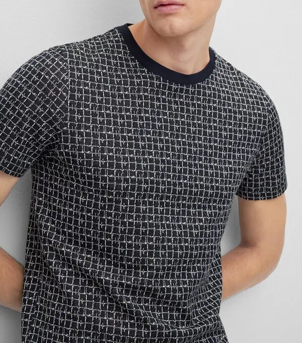 BOSS Cotton Printed Tribel T-shirt