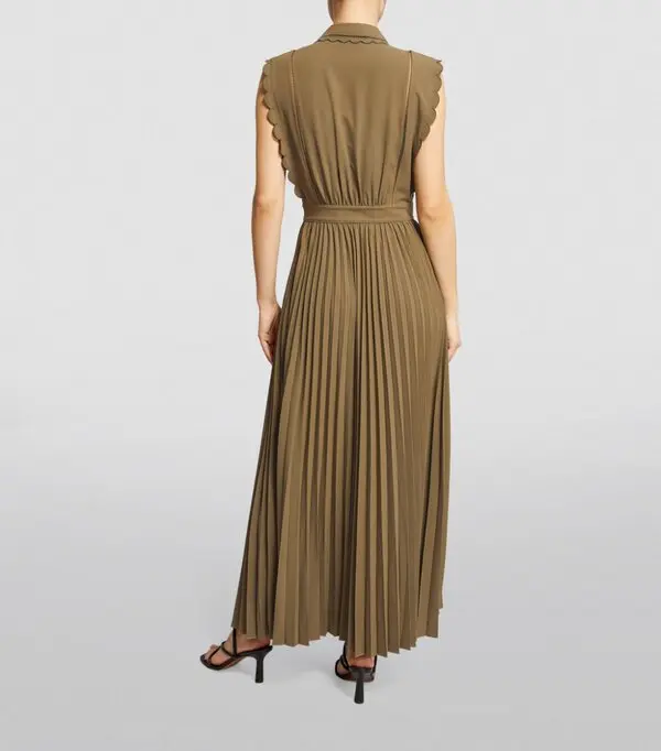 claudie pierlot pleated dress Flowy dress