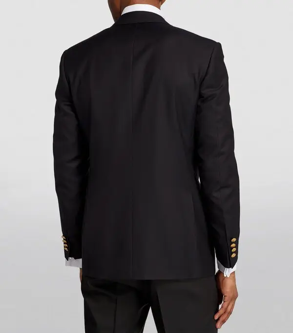 Canali Wool Single-breasted Suit Jacket