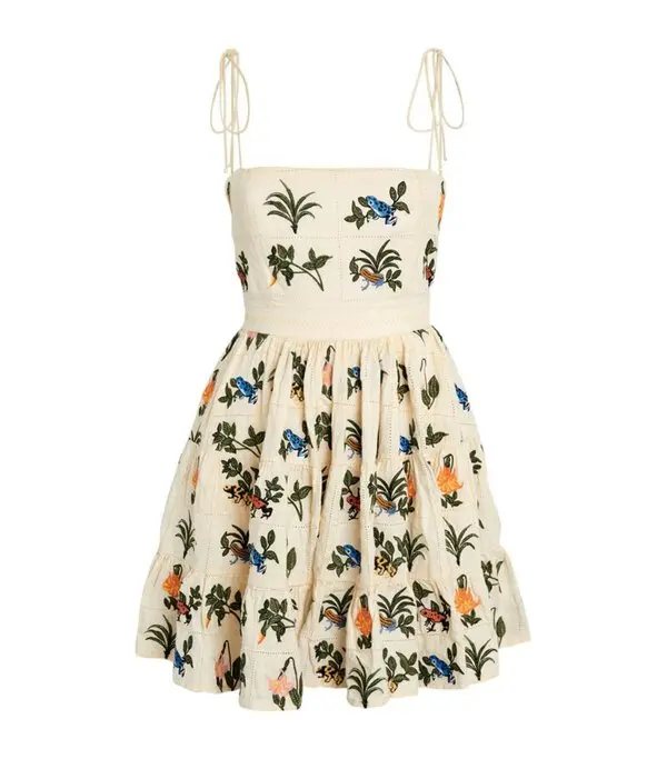 knee length dresses for ladies Lima Florero Mini Dress