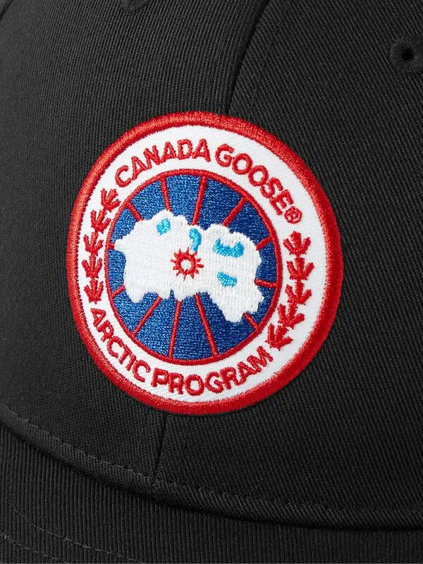 Canada Goose Arctic Logo-appliquéd Twill Baseball Cap - Black