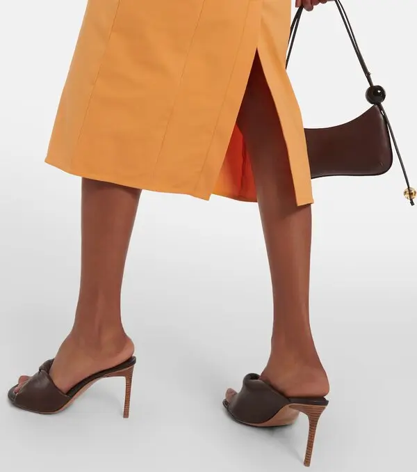 Jacquemus La Robe Bikini Cotton-blend Midi Dress - Orange