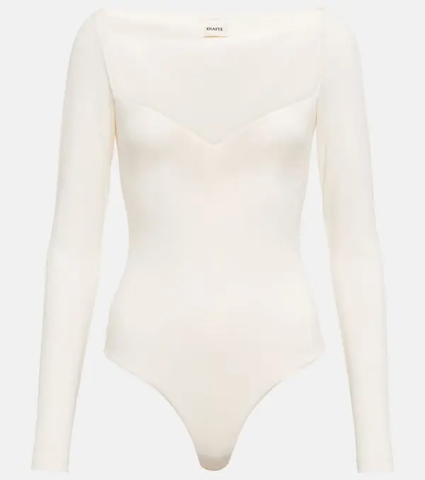 Khaite Cotton Jersey Bodysuit
