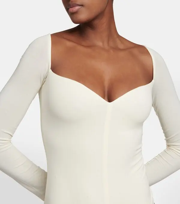 Khaite Cotton Jersey Bodysuit