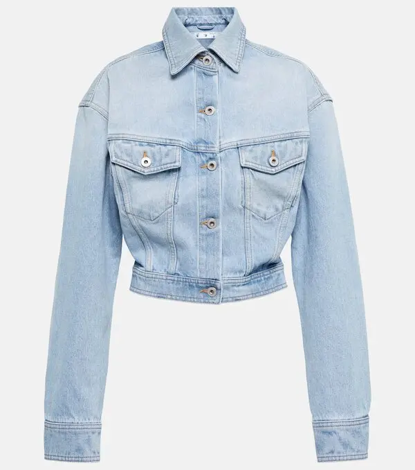 Off-White Toybox Cropped Denim Jacket