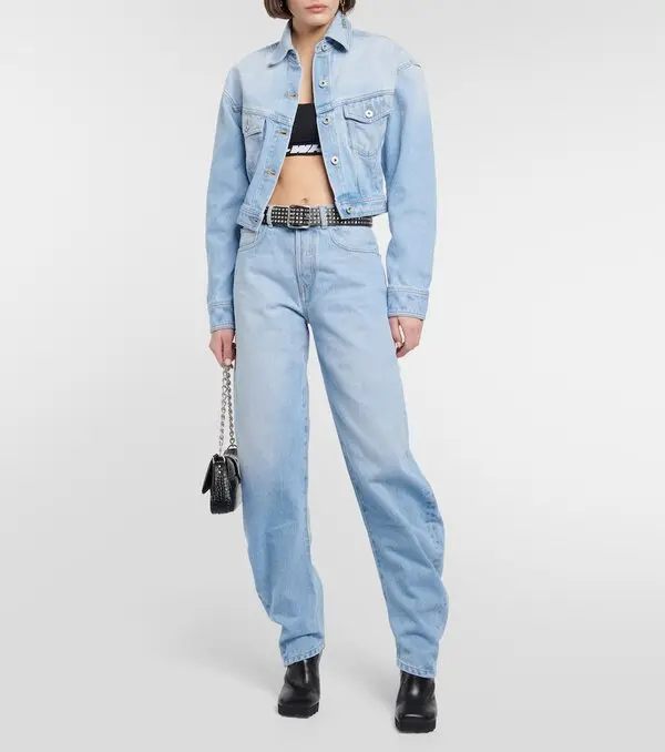 Off-White Toybox Cropped Denim Jacket