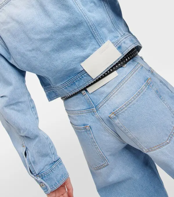 Off-White Toybox Cropped Denim Jacket