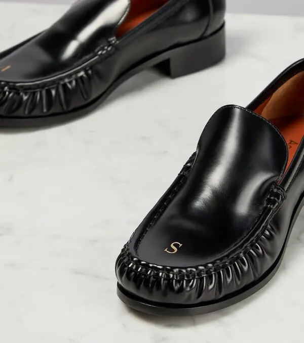 Acne Studios Leather Loafers - Black | Editorialist