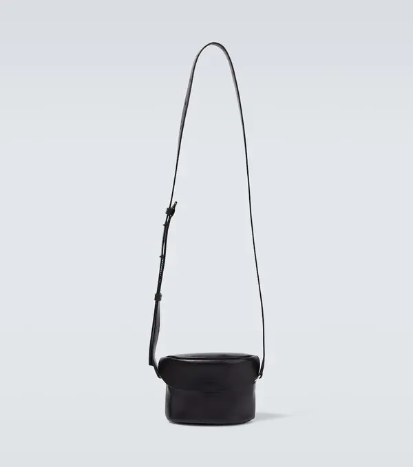 JIL SANDER Leather Crossbody Bag - Black
