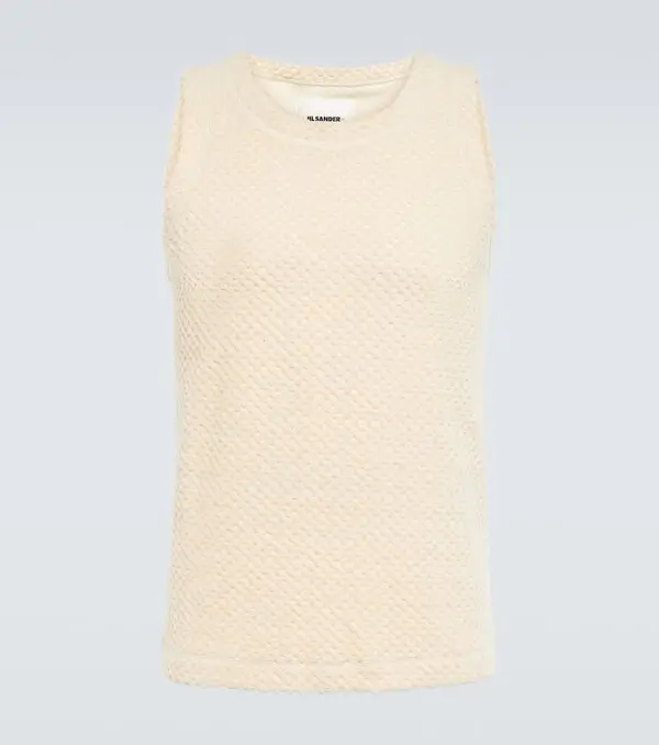 JIL SANDER Cotton-blend Tank Top