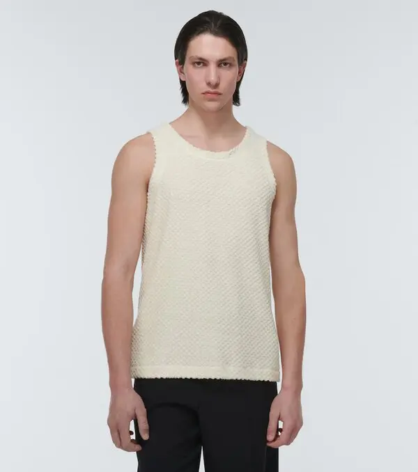 JIL SANDER Cotton-blend Tank Top