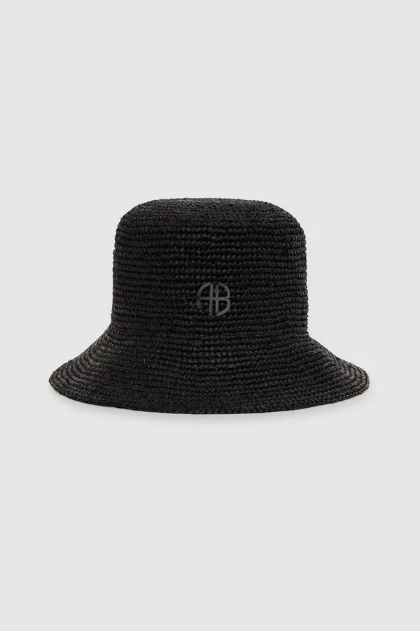 ANINE BING Cabana Bucket Hat - Black