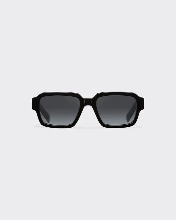 Prada Sunglasses With Logo - Graphite Gradient Lenses