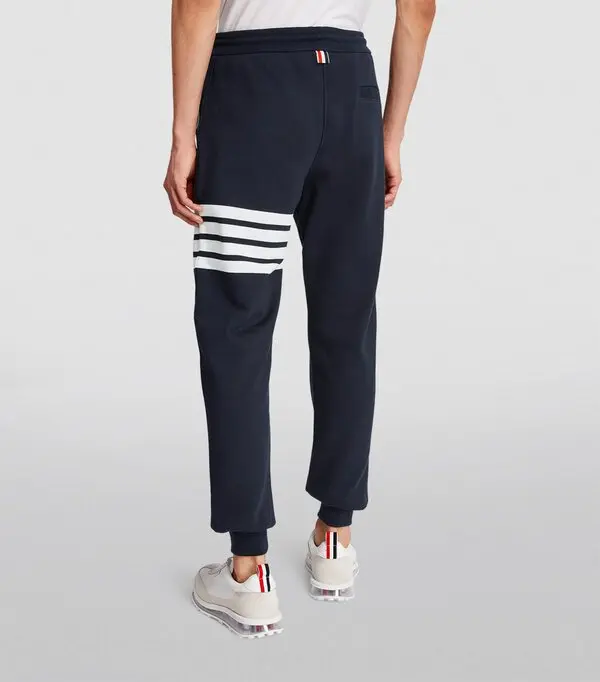Thom Browne Four-stripe Sweatpants - Navy
