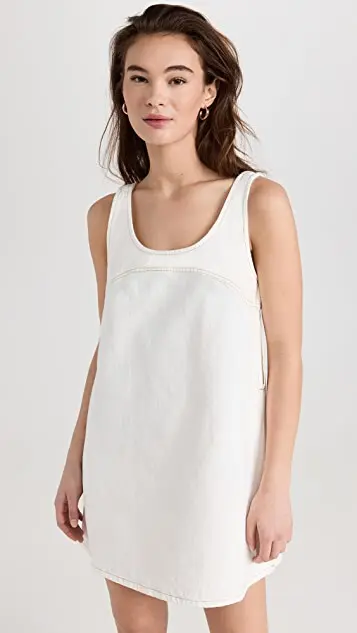 FRAME Micro Flare Denim Dress