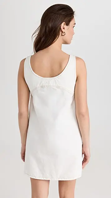 FRAME Micro Flare Denim Dress
