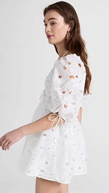 knee length dresses for ladies For Love & Lemons Francesca Mini Dress