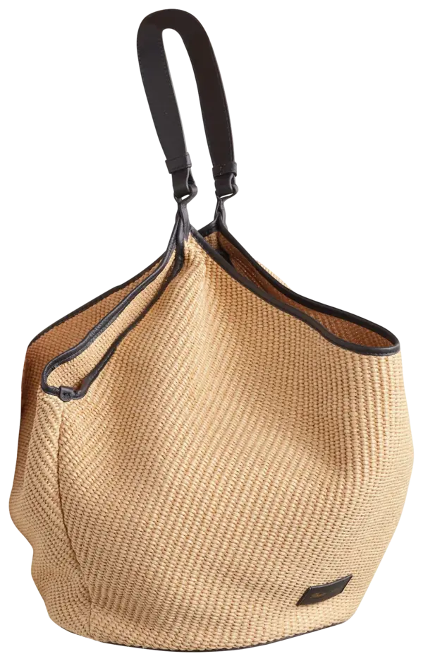 Khaite Lotus Raffia Tote
