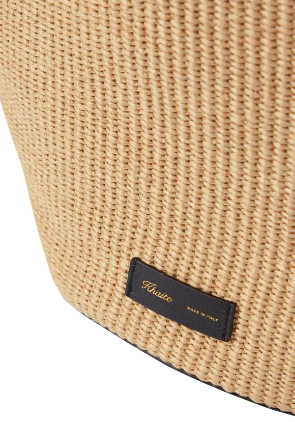 Khaite Lotus Raffia Tote