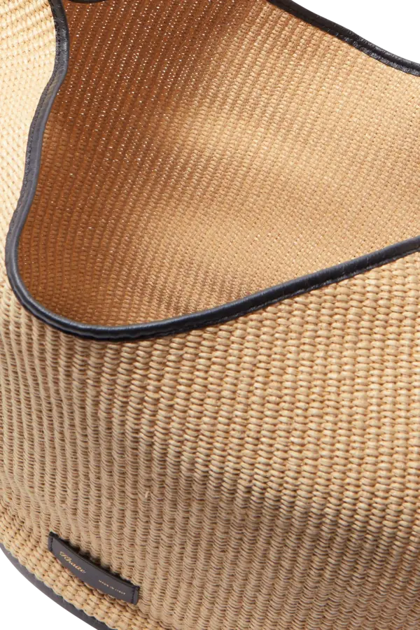 Khaite Lotus Raffia Tote