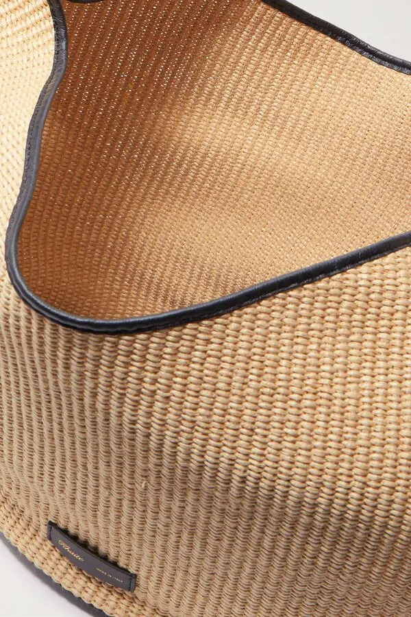 Khaite Lotus Raffia Tote