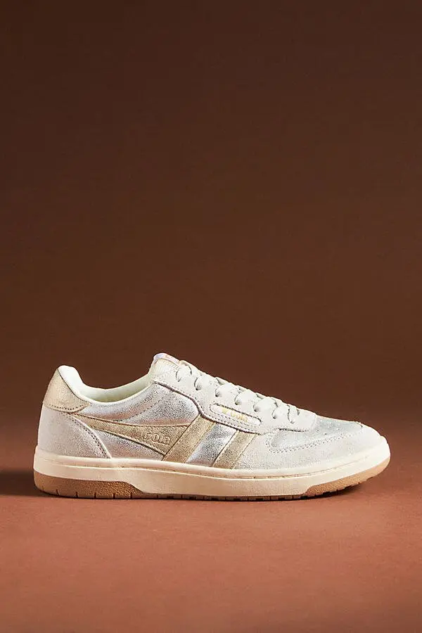 Gola Hawk Metallic Sneakers - Silver