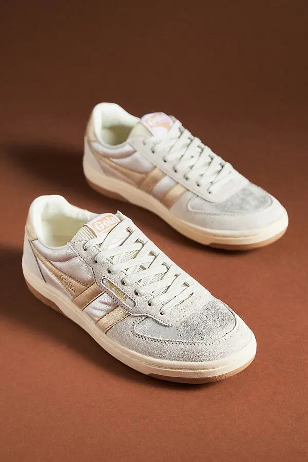 Gola Hawk Metallic Sneakers - Silver
