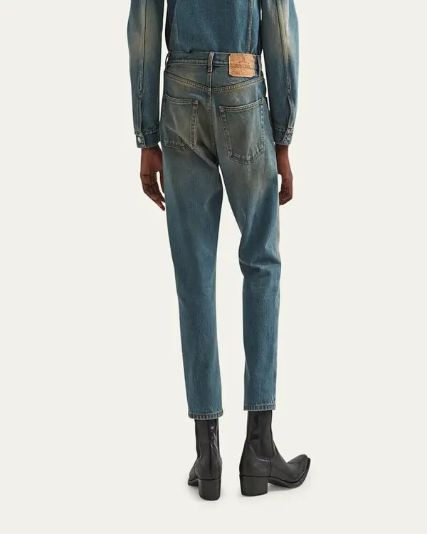 Prada Light Wash Denim Jeans - Light Blue