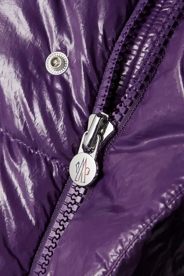 Moncler Maya Quilted Shell Down Jacket - Purple