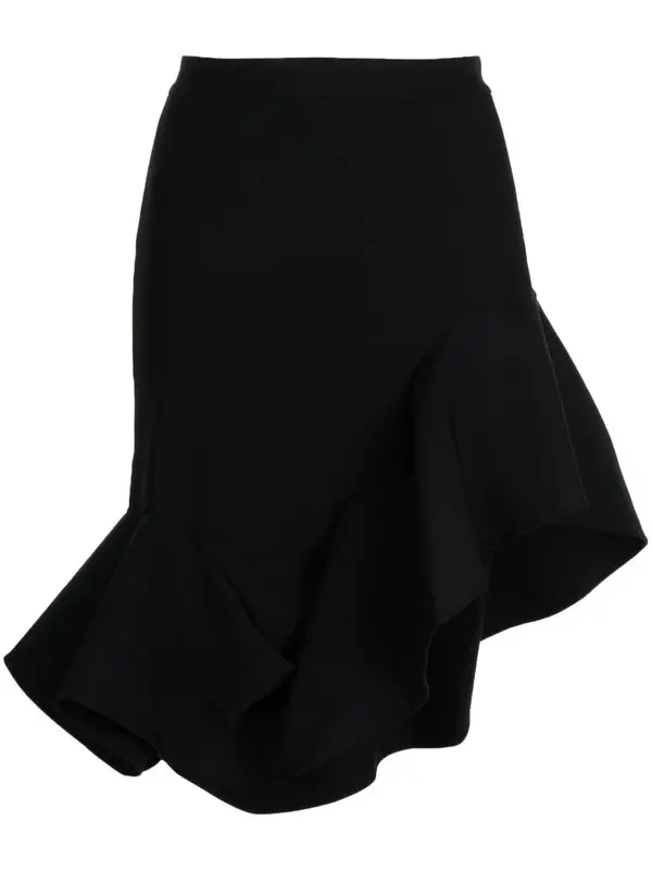 JNBY Asymmetric Midi Skirt