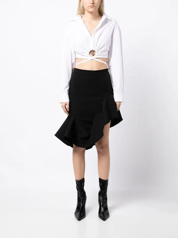 JNBY Asymmetric Midi Skirt