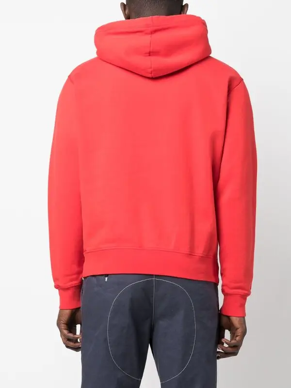 Dsquared2 Graphic-print Cotton Hoodie - Red
