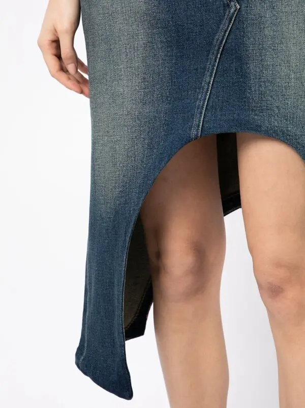 JNBY Asymmetric Denim Skirt